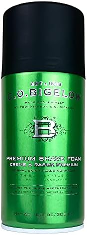 Amazon.com: C.O. Bigelow Shaving Foam, 5.2 oz Mens Shaving Cream, Shave ...