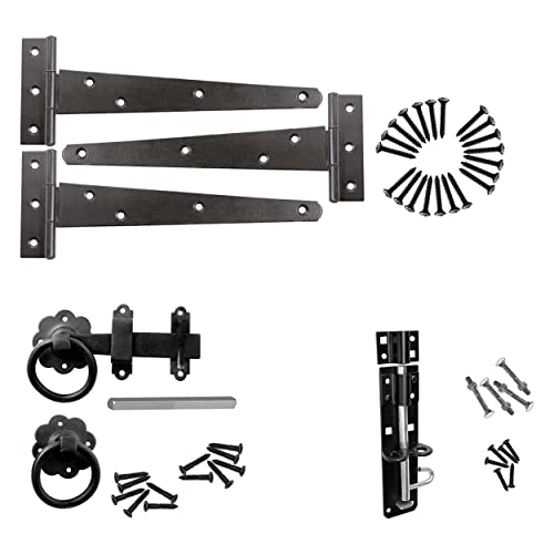 A&A, Value Gate Pack, Gate Pack with Fixing, [3X T Hinge 10 Inches ...