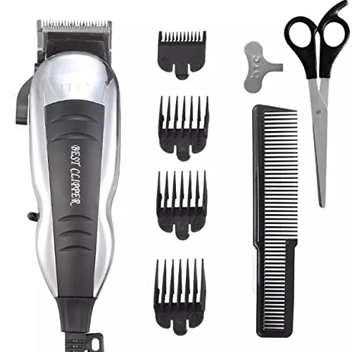 Taper Basic Chrome Professional Finishing Hair Clipper Trimmer for Stylist Barber Home use like ...