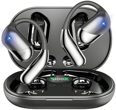 Amazon.com: Open Ear Bluetooth 5.4 Headphones, Wireless Earbuds Sport ...