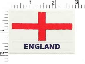 Amazon.com: Lage england st george flag patches Embroidered Sew Iron on ...