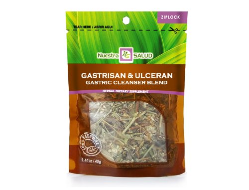 Amazon.com : Gastrisan Ulceran Gastric Cleanser Herbal Infusion Tea 3 ...