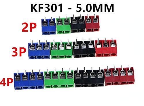 Davitu 10Pcs/lot KF301-5.0-2P KF301-3P KF301-4P Pitch 5.0mm Straight ...