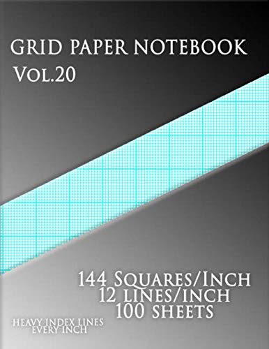Amazon.com: GRID PAPER NOTEBOOK Vol.20: 144 Squares/Inch,12 lines/inch ...