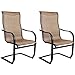 Amazon.com : Patio Master Corp Outdoor Patio Bellevue Spring Chair 2 ...