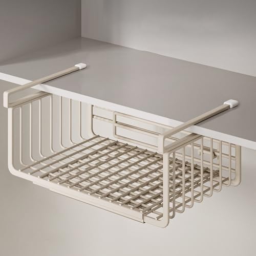 Amazon.co.jp: Hanging Shelf Telescopic Drop In Under Cabinet Hanging ...