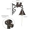 Amazon.com: Sungmor Heavy Duty Cast Iron Wall Bell - Decorative Retro ...