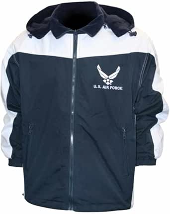 Mitchell Proffitt Men's US Air Force Fleece Jacket Reversible M Navy ...