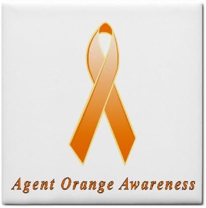 Amazon.com: Agent Orange Awareness Ribbon Tile Trivet: Home & Kitchen