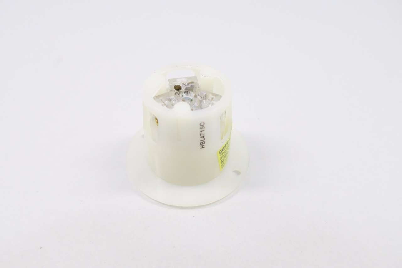HUBBELL HBL4715C Twist-Lock Receptacle 125V-AC 15A AMP 3W 2P D574447 ...