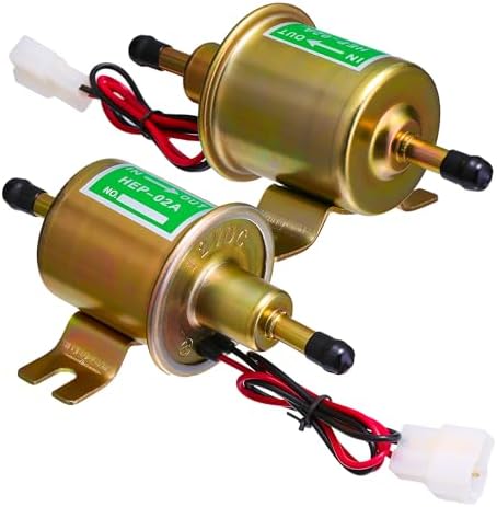 Amazon.com: 2PCS Electric Fuel Pump 12V Universal Low Pressure 12 Volt ...