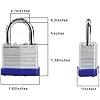 SEPOX® Trinity Keyed-Alike Padlocks Outdoor, Reinforced Laminated Steel ...
