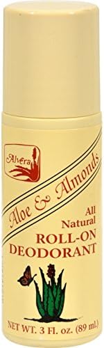 Amazon.com : Alvera All Natural Roll-On Deodorant, Aloe Herbal, 3 Fluid ...