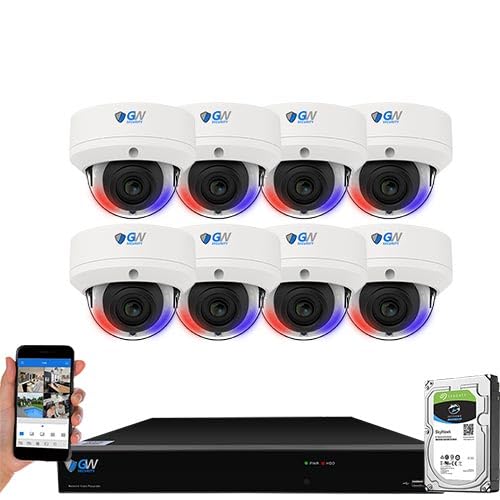 Amazon.com : GW Security 8 Channel 12MP NVR 8MP 4K Fulltime Color Night ...