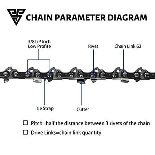 Snapklik.com : Loggers Art Gens Chainsaw Chain For 18-Inch Bar SG-S62 ...