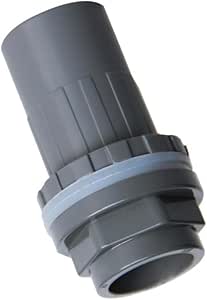 Grey PVC Pipe Drain Joint for Fish Tank, 20 25 32 40 50mm Garden Home ...