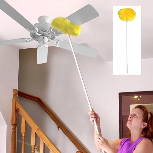 Amazon.com: Evelots Ceiling Fan Duster 2 Pack Microfiber Cleaner Brush ...