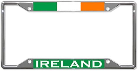 Amazon.com: Fastasticdeals Ireland Flag Country Irish License Plate ...