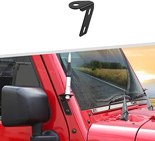 Amazon.com: A Pillar CB Antenna Mounting Bracket for Jeep Wrangler JK ...