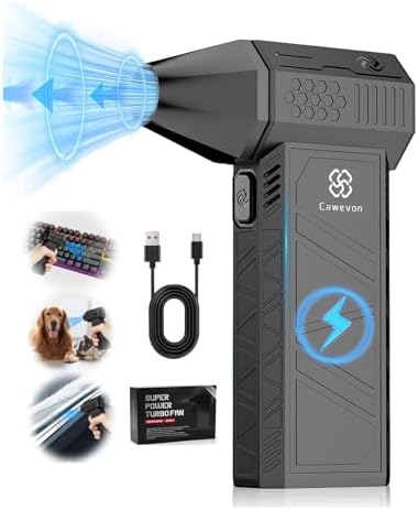 Electric Air Duster, Compressed Air Cleaner for PC. 130000RPM Air ...