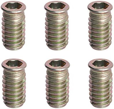 Aopin Threaded Inserts Nut Threaded Fastener Connector Hex Drive ...