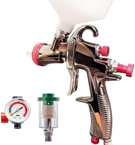 Amazon.com : HIUHIU R500 LVLP Car Paint Spray Gun 1.3mm Nozzle, with ...
