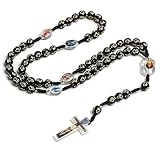 ・ブランド:ECVGHD・製造元:ECVGHD・製造元/メーカー部品番号:11JJ107233-BK_HSX2・This rosary necklace is made of beads and a cross pendant, used ...