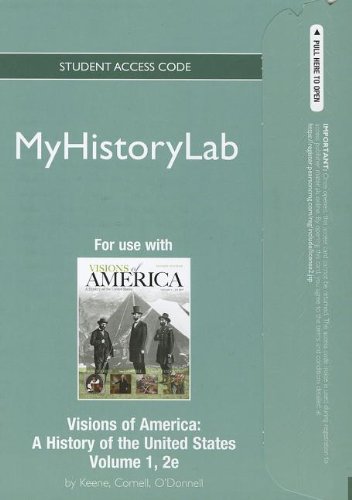 Amazon.com: Visions of America New Myhistorylab Standalone Access Card ...
