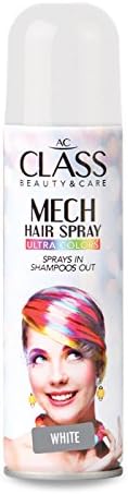 Ac Class Mech Ultra Colour Hair Spray White, 150 ml : Buy Online at ...