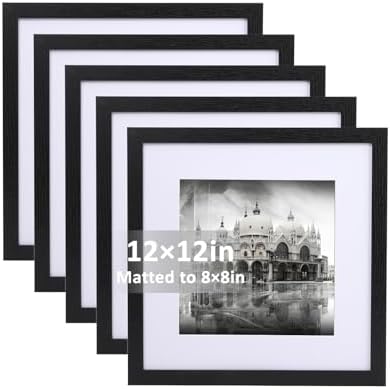 Amazon.com - WARNDELIEM 12X12in Photo Frames Set of 5,Display Pictures ...