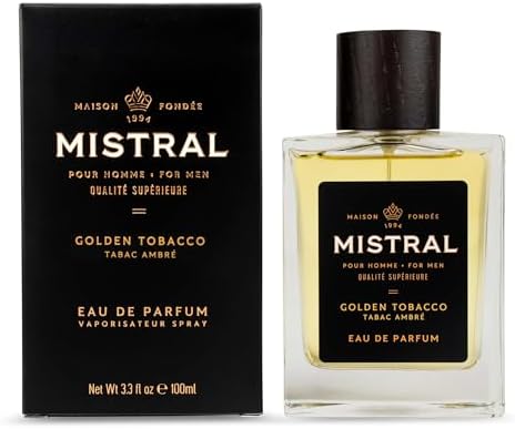 Amazon.com : Mistral Men's Cologne, Golden Tobacco, 3.4 Oz : Beauty ...