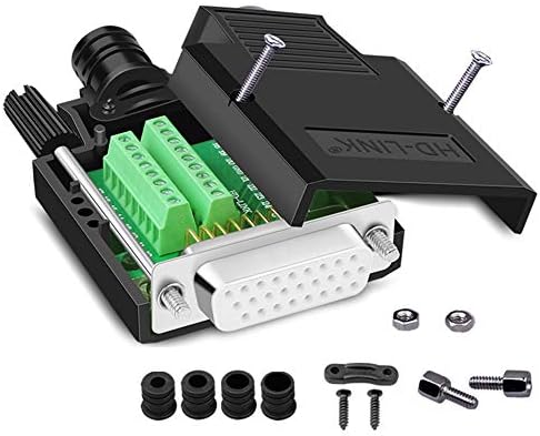 Amazon.com: ANMBEST DB26 Breakout Connector, Solderfree RS232 D-SUB ...