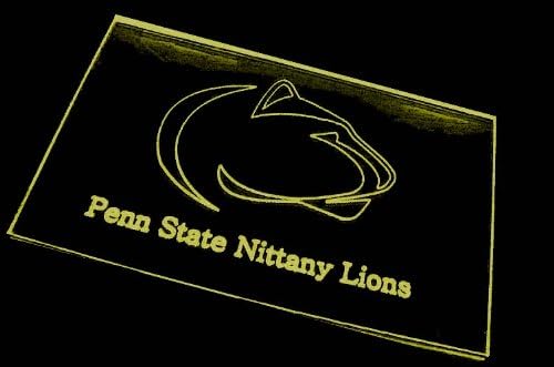 Amazon.com: NCAA Penn State Team Logo Neon Light Sign (Yellow) : Tools ...