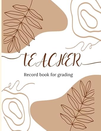 Amazon.com: Teacher record book for grading: Simple gradebook for ...