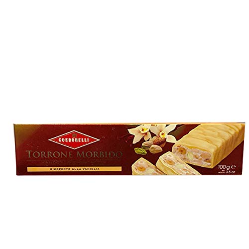Amazon.com : Condorelli-torrone morbido alle mandorle e pistacchi ...