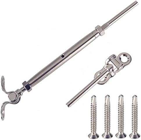 50 Pairs Cable Railing Kit 1/8" Deck Railing Kit T316 Stainless Steel ...