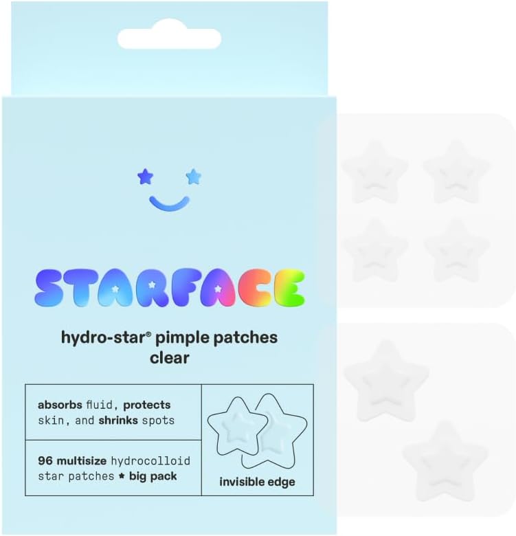 Amazon.com: Starface Hydro-Star Clear Big Pack, Invisible Hydrocolloid ...
