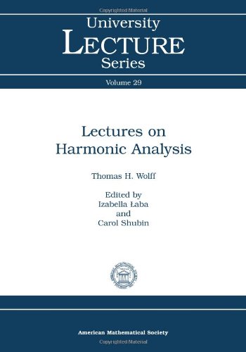 Amazon.com: Lectures on Harmonic Analysis (University Lecture Series ...