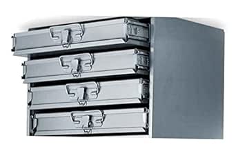 Metal 24 Hole Storage Tray/Cabinet and Slide Rack with Four Drawers Nut ...