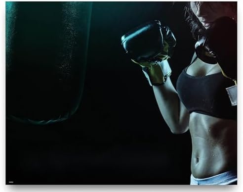 Amazon.com: Apple Creek Workout Poster Motivational Art Print Weight ...