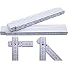 Folding ruler 2 m with 90°/180° angle and angle ladder (30°/45°/60°/75 ...