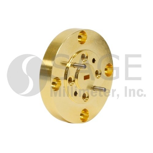 WR-12 Waveguide Bulkhead Adapter, 0.5" Insertion Length, 60 GHz to 90 ...