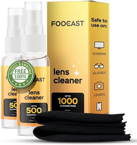 Glasses Cleaner Spray Kit (2 x 120ml) - Also Ideal for Screens, Lenses ...