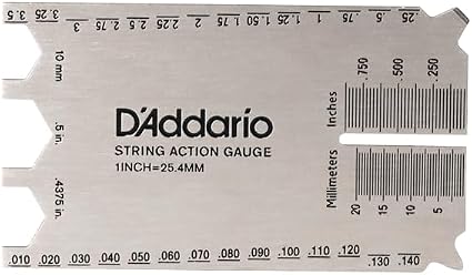 D'Addario String Height Gauge : Amazon.co.uk: Musical Instruments & DJ