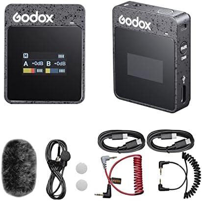 Amazon.com: GODOX MoveLink II M1 Wireless Microphone System with 1x ...