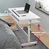 Amazon.com: HDHNBA Rolling Desk Adjustable Height,Rolling Computer Cart ...
