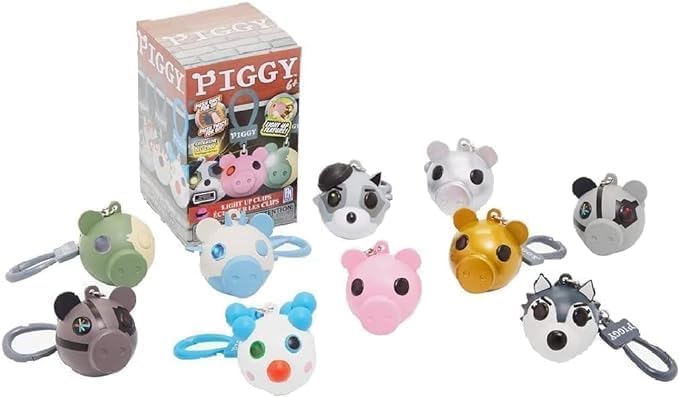 Snapklik.com : Piggy Blind Box Party Favors: 3 Mystery Light-Up ...