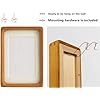 Amazon.com - Tacomany Handcrafted Natural Wood Picture Frame with Mat ...
