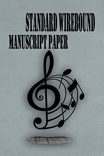 Amazon.com: Standard Wirebound Manuscript Paper: tablature notebook ...