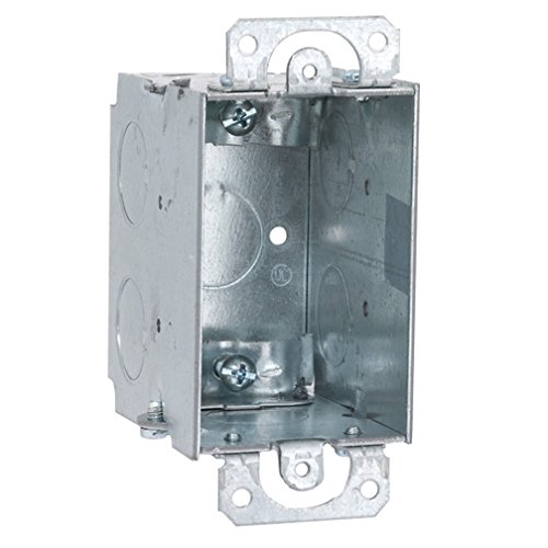Hubbell-Raco 567 Switch Box with Plaster Ears, 2-3/4" Depth, Non ...